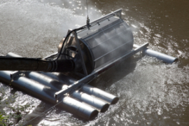 Water Riverscreen Pivot Filters | Skinner Farms in Blakely Georgia